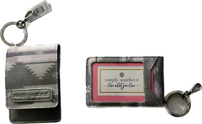 NWT Simply Southern ID Flap with Key Ring - Aztec | eBay