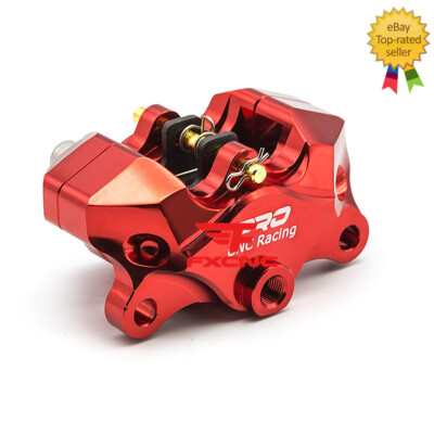 CNC FXCNC Universal Motorcycle Rear Brake Caliper 32mm Aluminum Red 2 ...