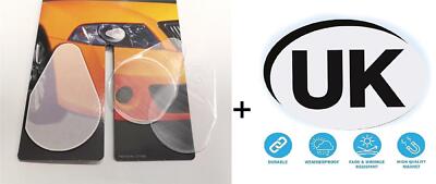 European Driving Headlamp Deflectors Head Light Benders Converters + UK ...