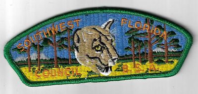 Southwest Florida Council BSA GREEN Border [GT-968] | eBay