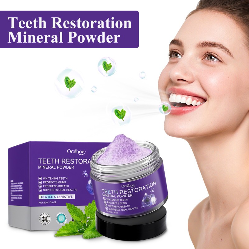 Mineral Powder for Tooth Restoration Teeth Whitening Natural Mineral ...