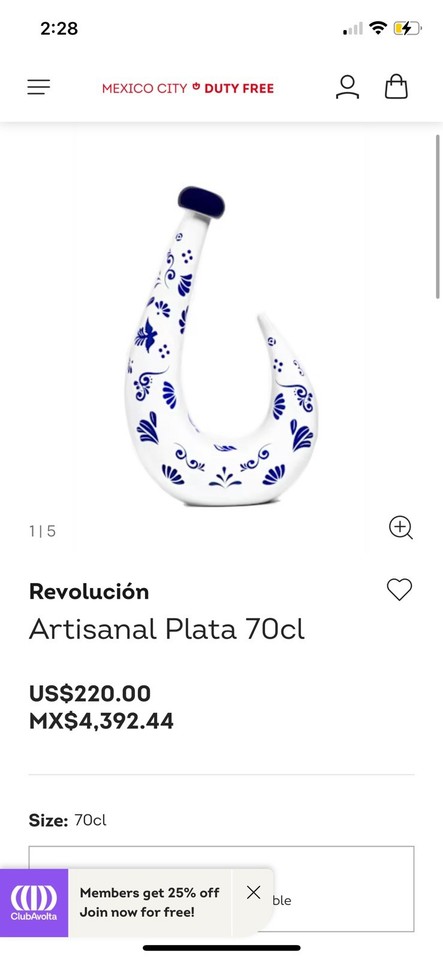 Revolucion Plata Tequila Porcelain Bottle Empty 700ml | eBay