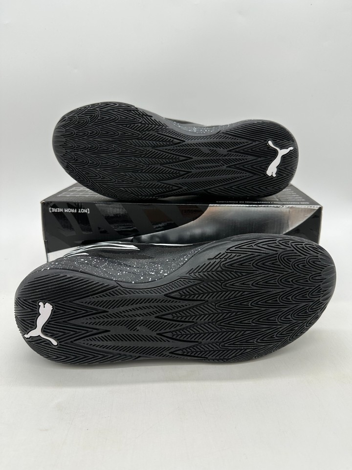 PUMA MB.02 LaMelo Ball Men's size 12 Black "Oreo" Basketball Shoes ...