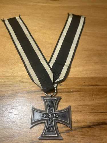 Original WW1 German EK2 Iron Cross with Original Ribbon | eBay