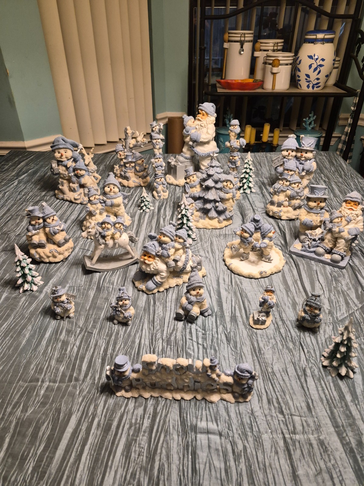 Large Collection of Vintage Encore 1998 Snow Buddies w/Santa Plus 6 ...