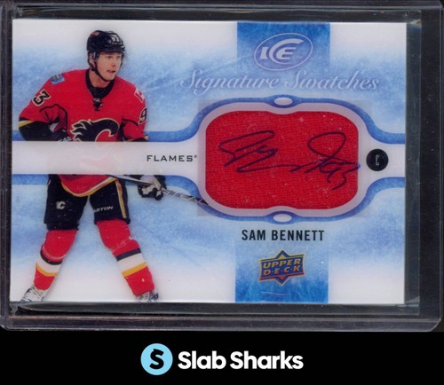 2015 UPPER DECK ICE #SS-SB SAM BENNETT SIGNATURE SWATCHES ROOKIE JERSEY ...