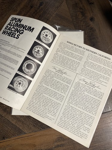 Vtg 1980 Corona Raceway California Winged Outlaw Sprint Car ...