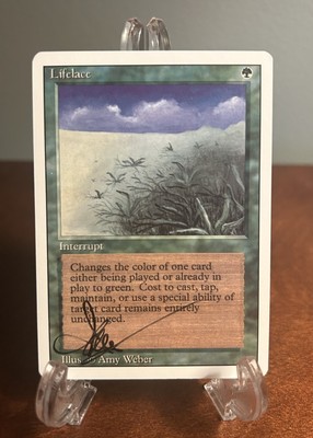 MTG Lifelace Signed Amy Weber Revised Artist Proof AP LP Magic The ...