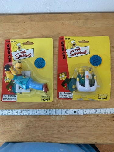 2002 Simpsons bowling homer and Burns with Smithers Wind-up Toy | eBay