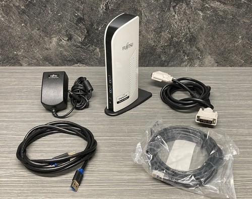Fujitsu USB3.0 Port Replicator PR08 Dockingstation inkl. alle Kabel | eBay