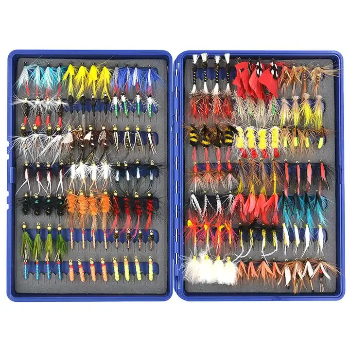 168pcs/set Dry Fly / Nymph for Fly Fishing | eBay