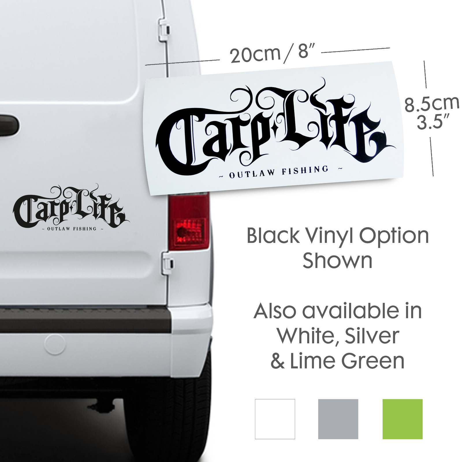 ORIGINAL Big Kipper CARP LIFE Vinyl Fishing Car Van Laptop Angling ...