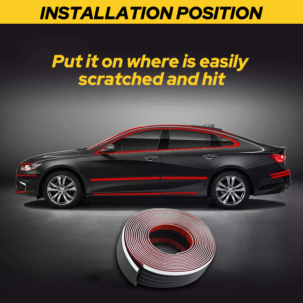 236in For Chevy GMC trucks Body Side Molding Belt Exterior Protector ...