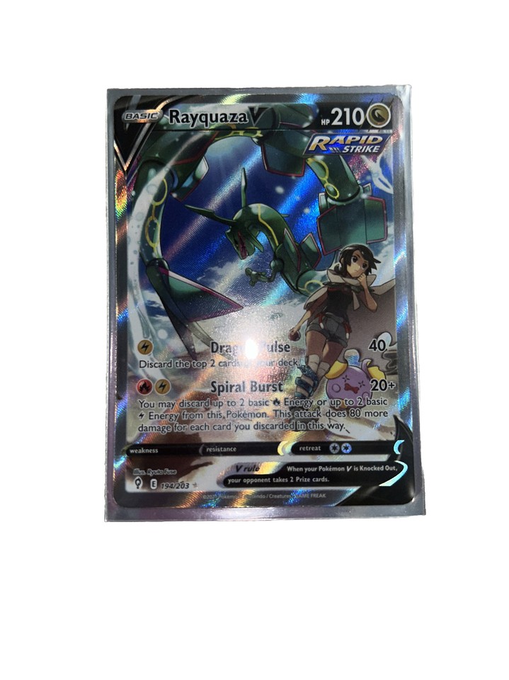 Rayquaza V 194/203 SWSH07: Evolving Skies for sale | eBay