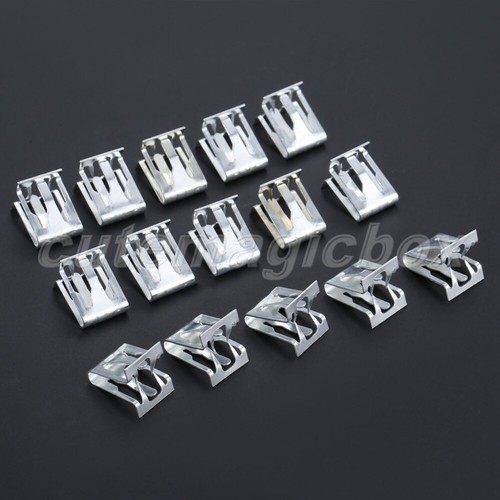 Car 15Pcs Interior Trim Clips Fasteners Panel Frame Gear Lever Armrest ...