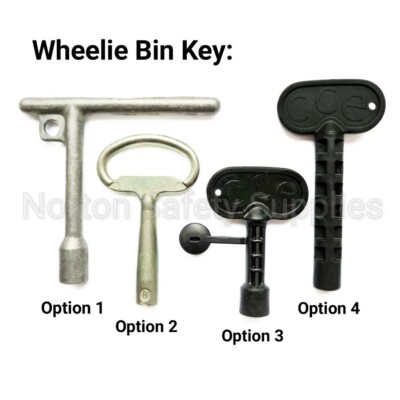 Universal Wheelie Bin Key (Choose Your Type) | eBay UK