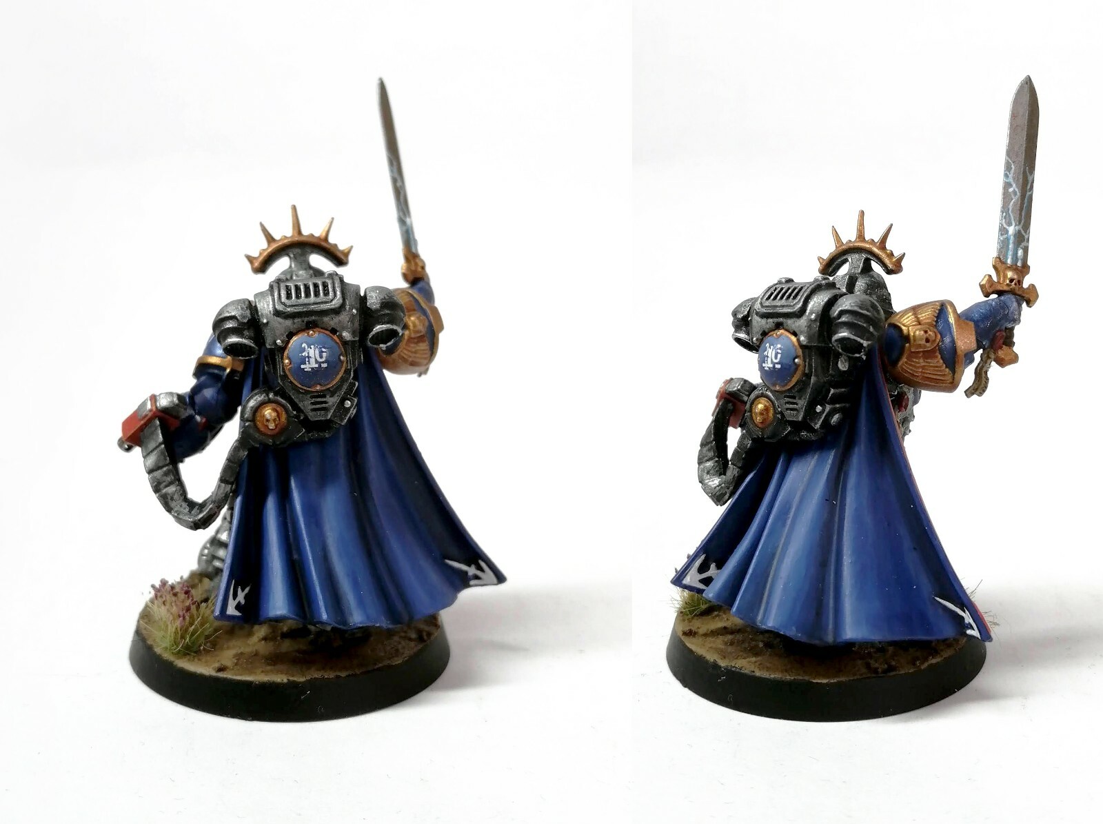 Warhammer 40K Dark Imperium Primaris Space Marine Captain Gravis Armour ...