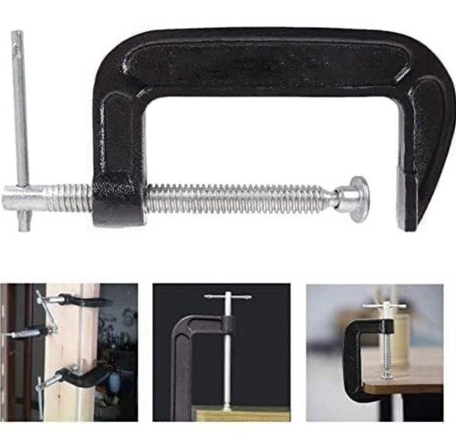 4 x G Clamp Heavy Duty Iron Clamp Wood Working Welding Tool 2 inch ...