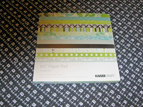 Kaisercraft 6 1/2" Paper Pad PP8443 Chapter One New - Retired | eBay
