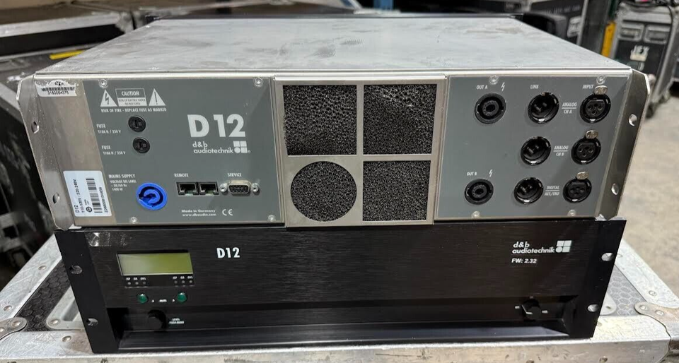 (1) D&B Audiotechnik D12 Power Amp With NL4 -TrueHeartSound | eBay