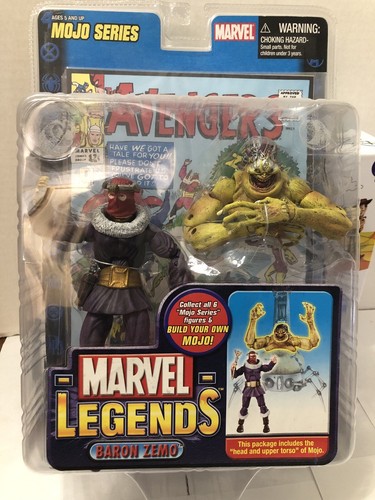Marvel Legends Baron Zemo Toybiz New Mojo Series Rare 2006 Villain | eBay