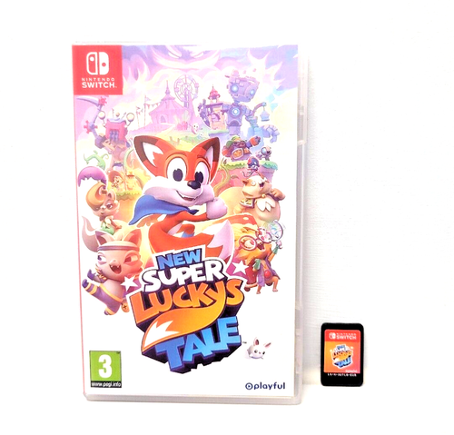 New Super Luckys Tale Nintendo Switch EXCELLENT KIDS GAME CARTRIDGE ...