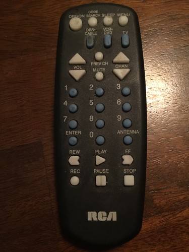 *ORIGINAL* RCA REMOTE CONTROL TRANSMITTER RCU403A TV vcr/dvd dbs/cable ...