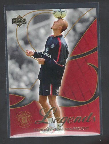 UPPER DECK 2001/02-DAVID BECKHAM- MAN UTD - LEGENDS CARD | eBay UK