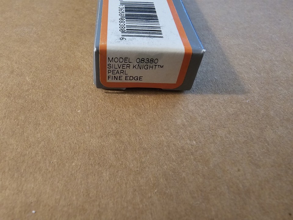 Gerber Silver Knight 8380 Pearl Lockback Blade Folding Knife Japan ...