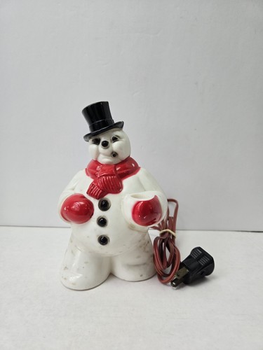 Vintage plastic Snowman light Royalite Royal works | eBay