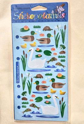 Stickopotamus Binder Stickers Pond Stickers SP-PR-58 | eBay