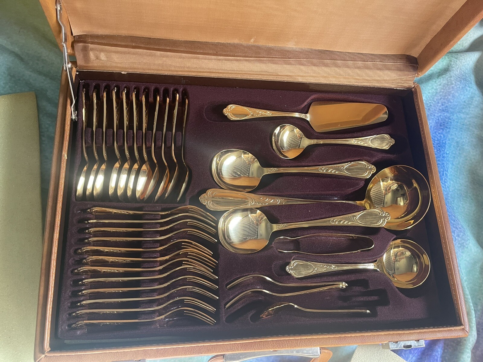 bestecke solingen modell wien 23/24 karat hartvergoldet | eBay