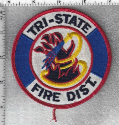Tri-State Fire District (Illinois) Uniform Take-Off Shoulder Patch | eBay