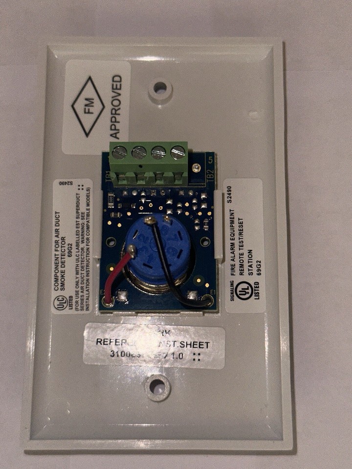 Edwards EST SD-TRK Remote Test/Reset Switch With Keys New And Unused | eBay