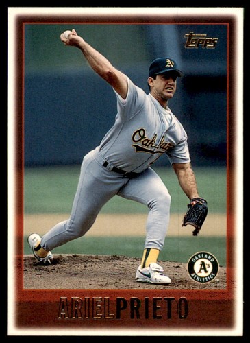 1997 Topps Ariel Prieto Baseball Card Oakland Athletics #279 | eBay