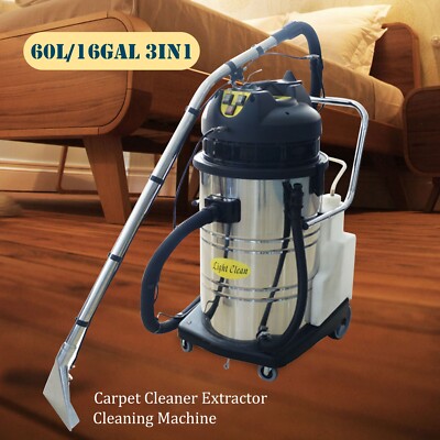 40/60L Commercial Carpet Cleaning Extractor Machine Upholstery Carpet ...