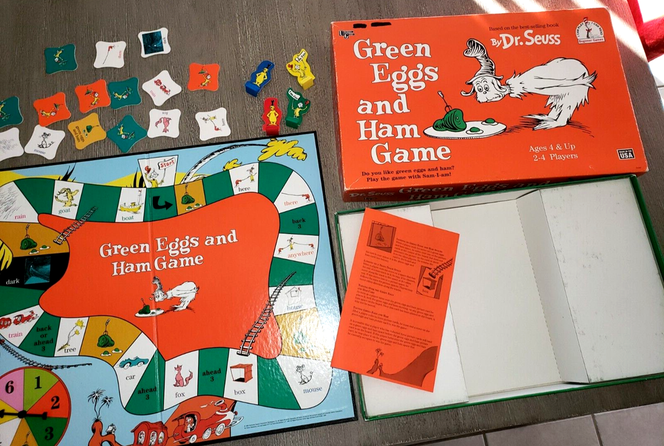 GREEN EGGS AND HAM GAME COMPLETE! DR SEUSS AGES 4 UP SCHOOL FUN FAMILY ...