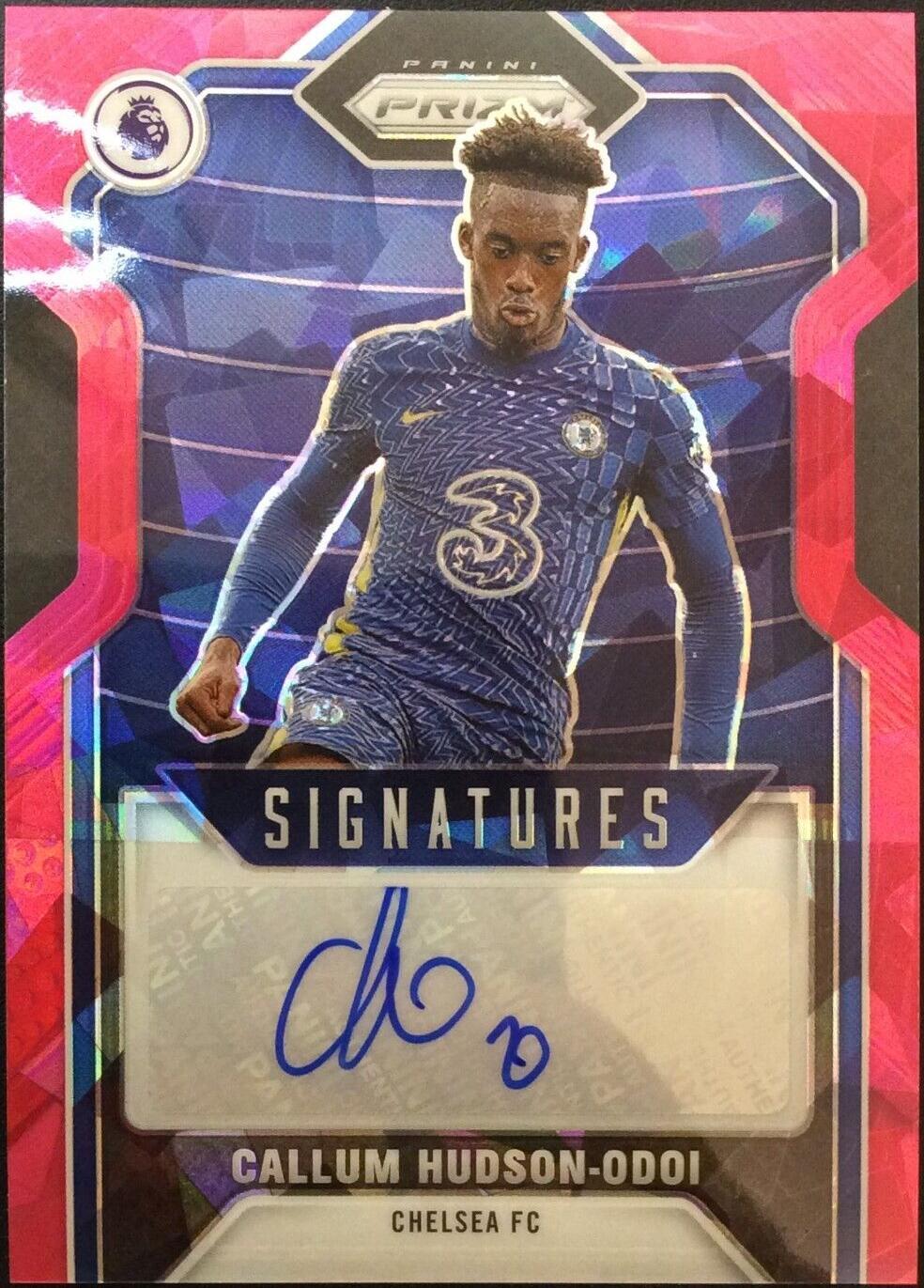 2021-22 Panini Prizm Premier League - Signatures Callum Hudson-Odoi #S ...