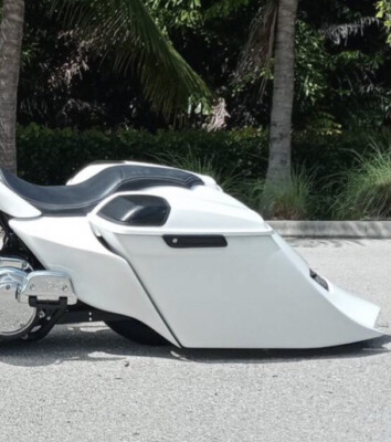 2009-2021 Harley Davidson FLH 7" Down 14" Back Bagger Fiberglass Side ...