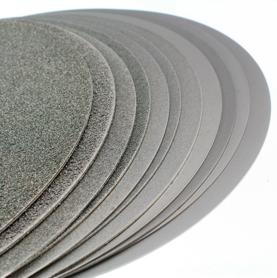 12" inch Diamond Grinding Disc Grit 46-2000 Flat Lap Disk Abrasive ...
