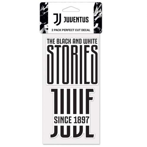 Juventus FC Set of 2 Die Cut Decal Stickers Perfect Cut 3x3 Inches ...