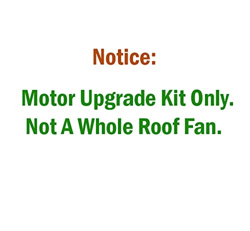 Upgrade Kit Rv Trailer Camper Van Roof Vent Fan Motor Replacement ...
