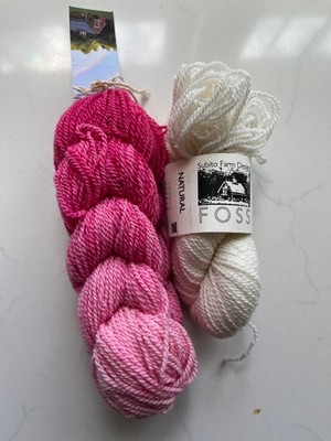 One Subito Farm Gradient Yarn Set, 100% American Cormo wool, Sport ...