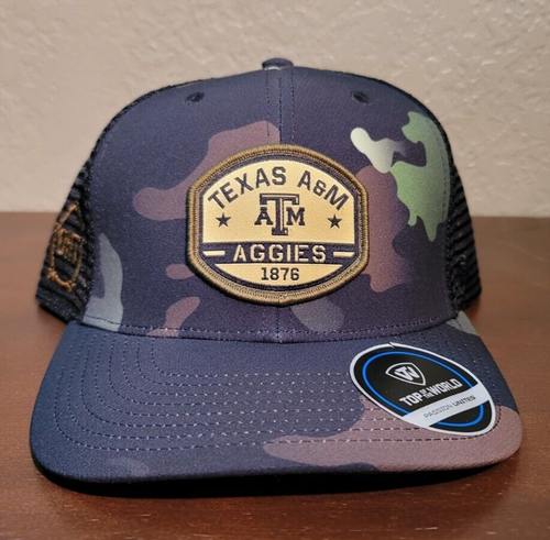 Texas ATM Aggies A&M Camo Camouflage Trucker Snapback Hat Cap Free ...