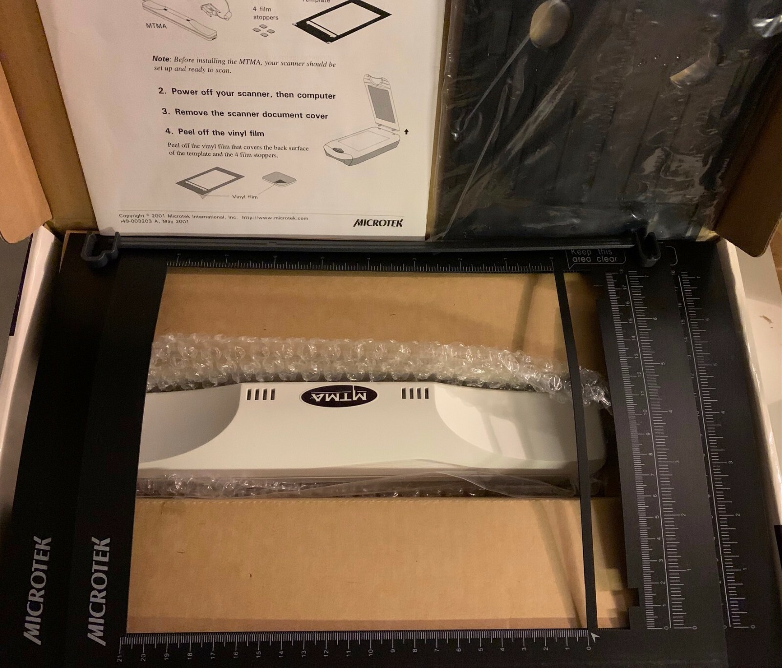 Microtek Transparent Media Adapter/New in the box | eBay