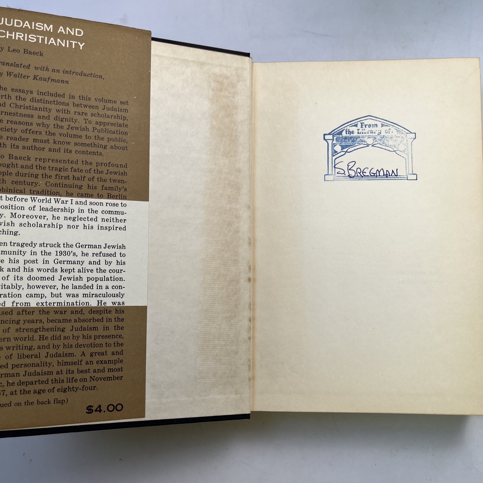 Judaism and Christianity: A Modern Theologian's Discussion of Basic ...