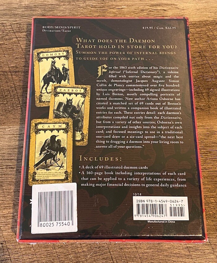 The Daemon Tarot : The Forbidden Wisdom of the Infernal Dictionary by ...