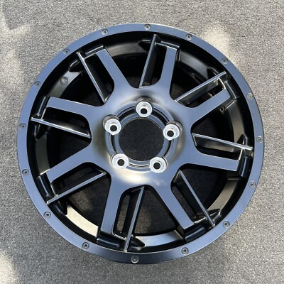 SINGLE 20 INCH WHEEL/RIM TOYOTA TUNDRA TSS 2021 MATTE BLACK GENUINE OEM ...