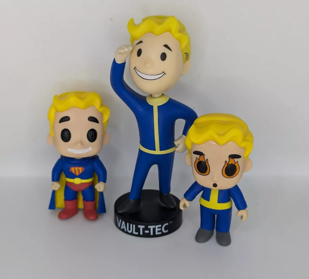 Fallout Bobblehead 76 bundle Pip Boy Vault Tec Display Figure funko ...