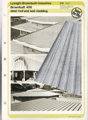 STEEL MEMORABILIA , LYSAGHT BROWNBUILT INDUSTRIES ,BROWNBUILT 406 ...